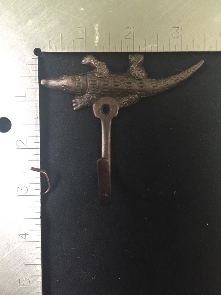 Oil Rubbed Bronze Decorative Caiman Alligator Crocodile Hooks | eBay