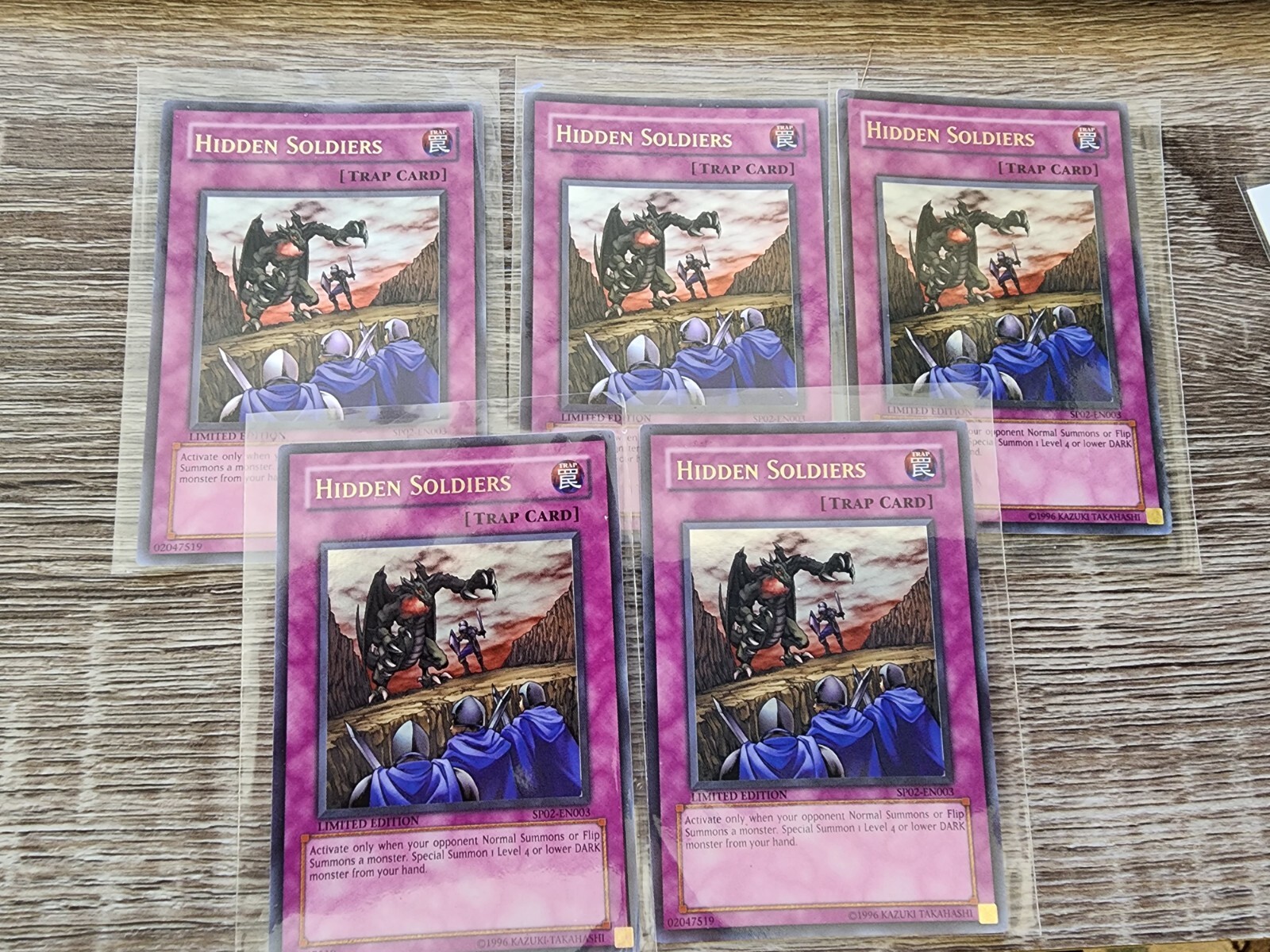 HIDDEN SOLDIERS SP02-EN003 Sneak Peak promo ULTRA RARE holo Yu-Gi-Oh ...