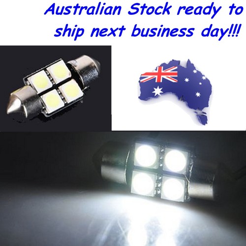 ULTRA White Premium LED Dome Light Bulb for Citroen C2 C3 C4 Picasso ...