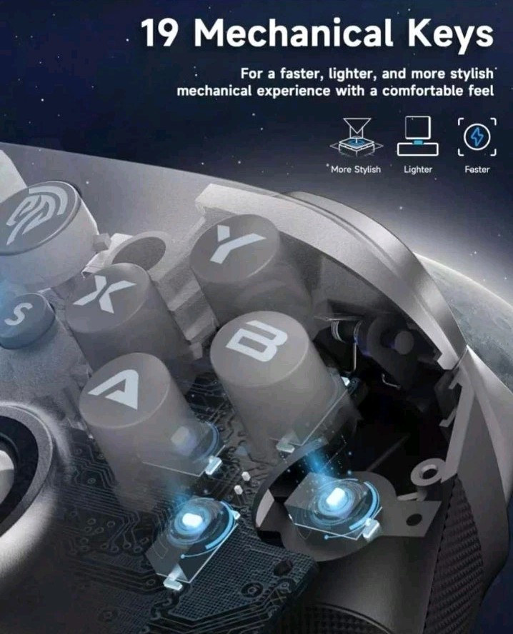 EasySMX X10 Mechanic Master Gaming Controller Wireless for PC & Switch ...