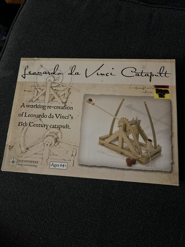 Leonardo Da Vinci Working Catapult Model all wood fm Hobby Lobby New unopened | eBay