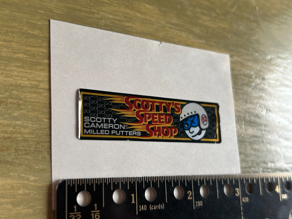 Scotty Cameron Sticker Scotty's Custom Speed Shop JOHNNY RACER Shaft ...