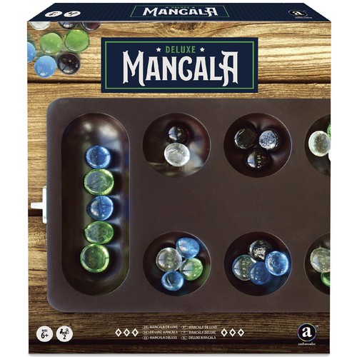 Merchant Ambassador Craftsman Deluxe Wood Mancala Game Set ...