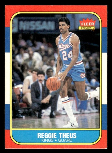 1986 FLEER REGGIE THEUS ROOKIE SACRAMENTO KINGS #108 EX X9067 | eBay