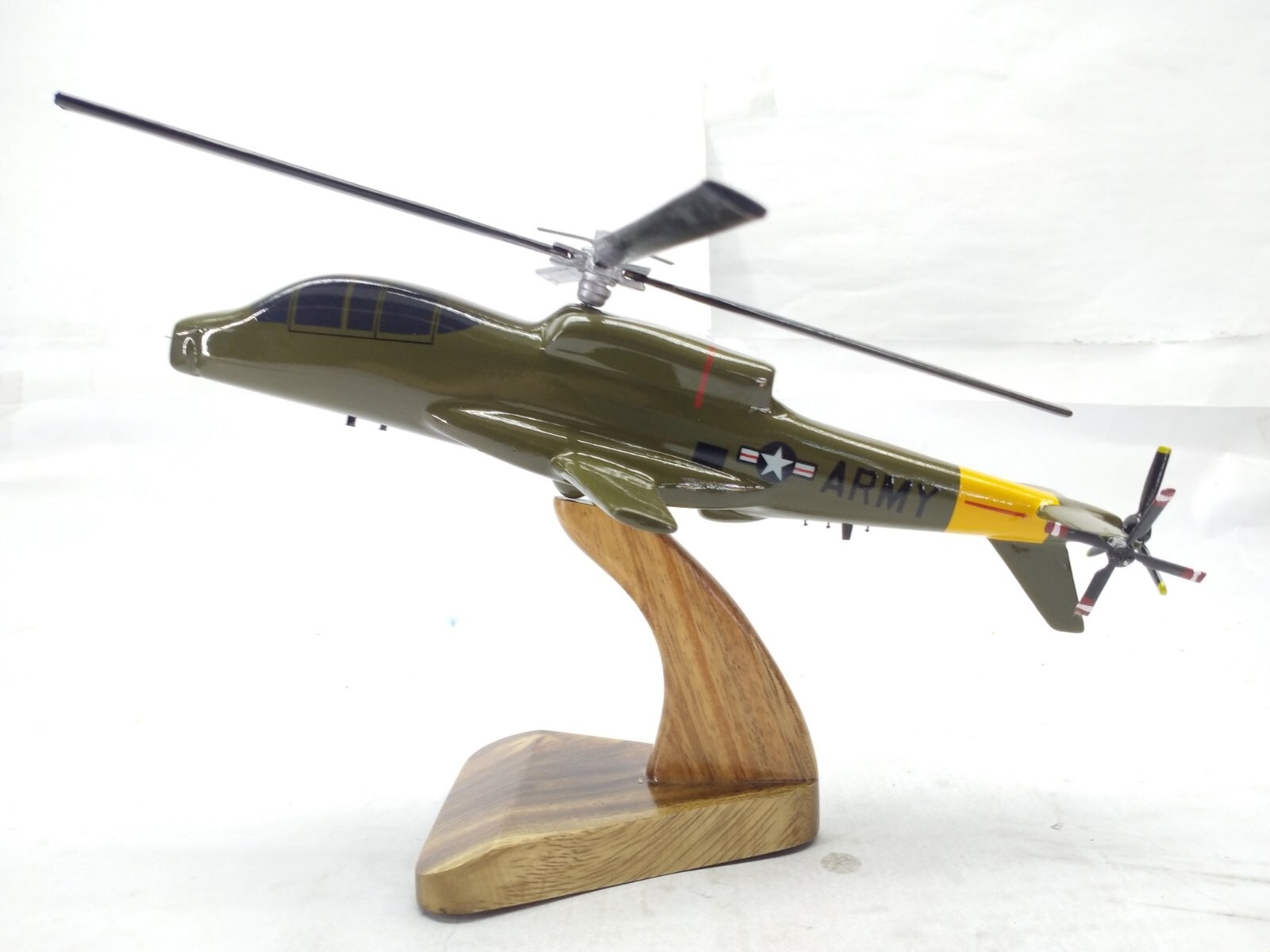 AH-56 Cheyenne AH56 Helicopter Wood Model Replica Small Free Shipping ...