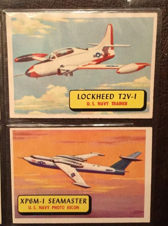 1957 Topps Planes High Grade lot of 8 | eBay