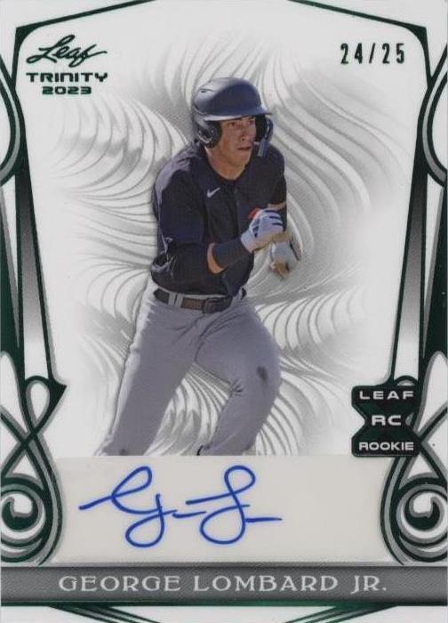 2023 Leaf Trinity - George Lombard Jr. #BA-GLJ Green /25 (AU, RC) for ...