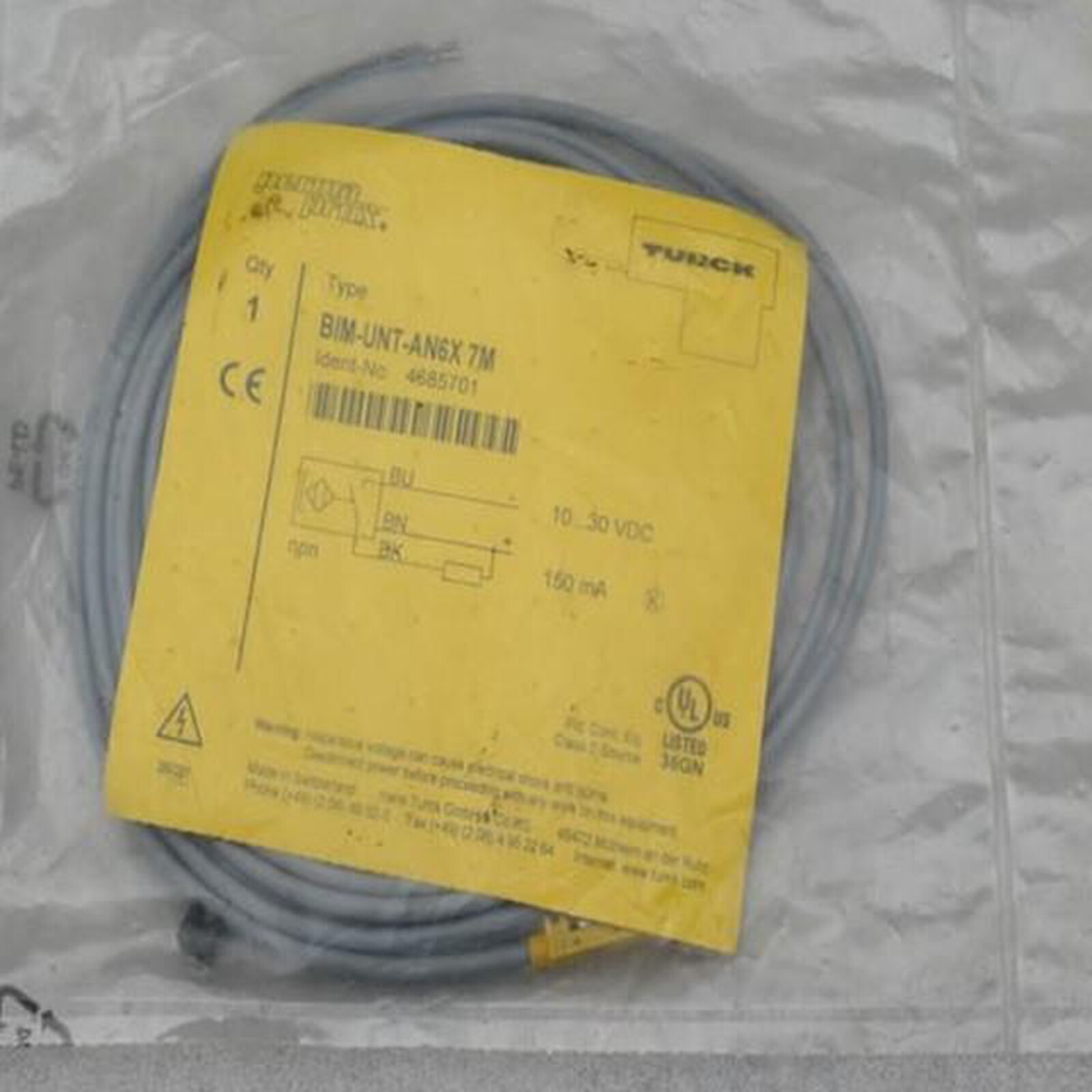 Brand new TURCK BIM-UNT-AN6X 7m 4685702 Proximity Switch Free ship | eBay