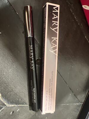 NEW MARY KAY LIQUID EYELINER PEN BLACK | eBay