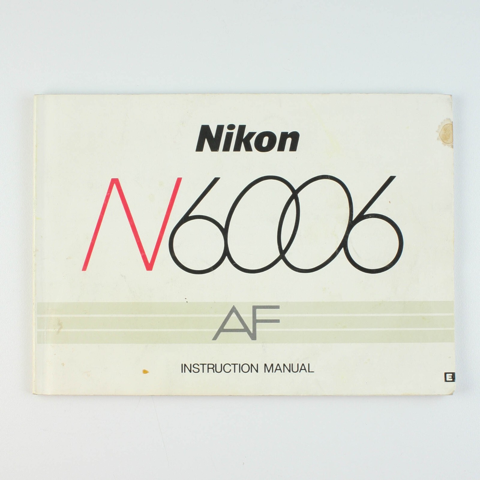 Nikon N6006 AF - Camera Instruction Manual - Original Booklet | eBay