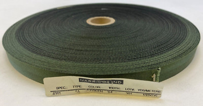 .75 Inch 3/4" MilSpec Military Webbing MIL-W-4088 T1A C1A CAMO GREEN ...