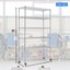 BestOffice WS-776 6 Tier Layer Shelf Adjustable Wire Metal Shelving ...