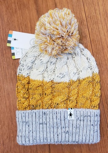 SMARTWOOL Isto Retro Beanie Honey Gold Pom - Brand new with tags | eBay