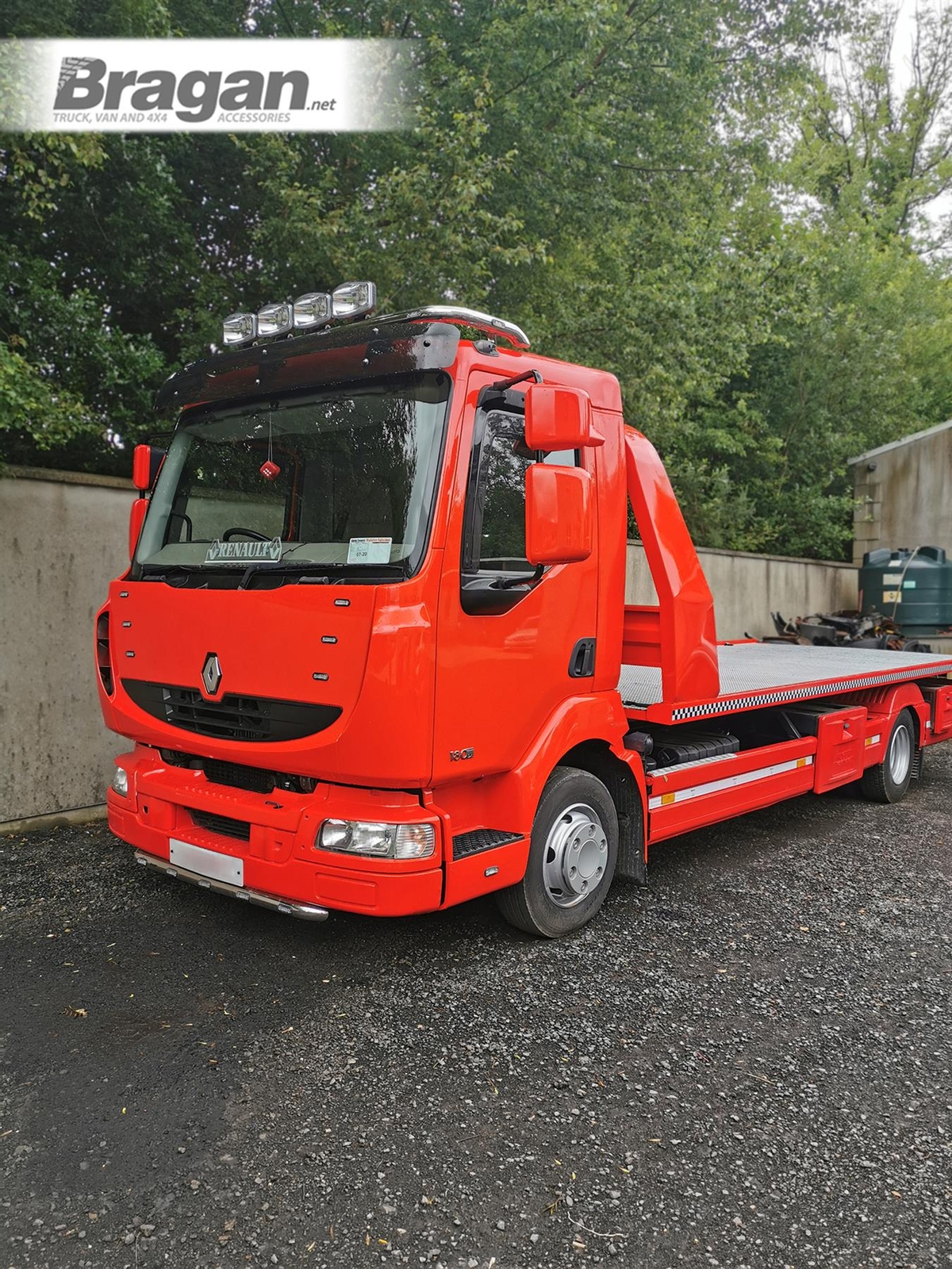 Short Bumper Bar + LEDs For Scania P G R Series Pre 2009 Low Under ...