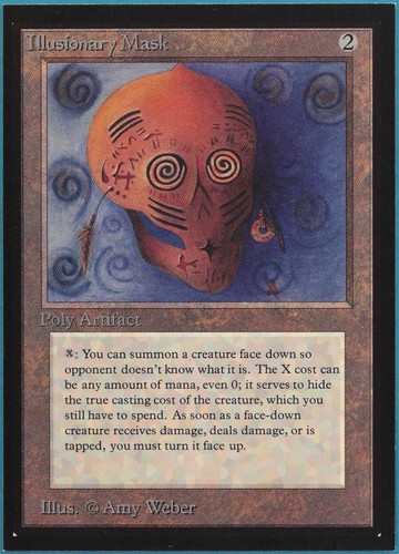 Illusionary Mask Collectors' Edition MINT (Reserved List MTG Magic Card ...