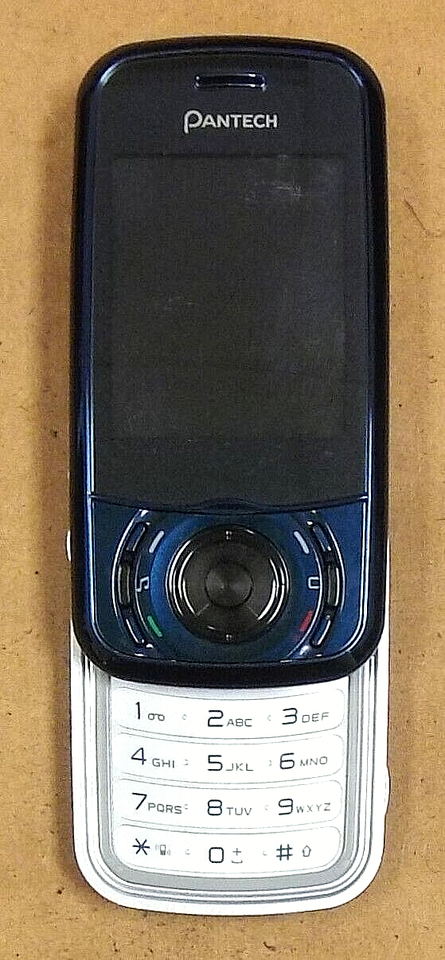 Pantech Matrix C740 - Blue and Silver ( Unlocked ) Very Rare Dual ...