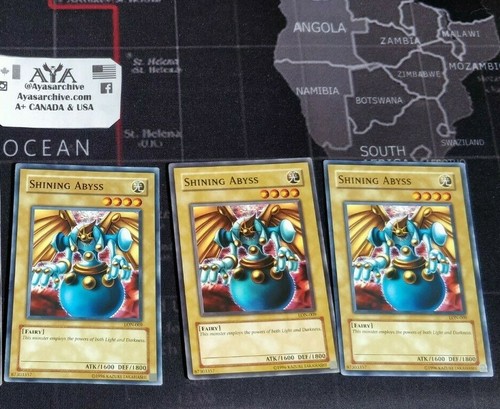 3X SHINING ABYSS - UNLIMITED COMMON NM/LP LON-009 LON-EN009 - YUGIOH A+ ...