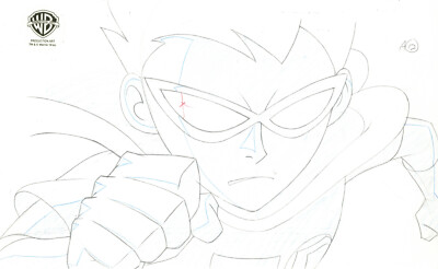 Teen Titans Animated Series- Original Production Drawing-Robin ...