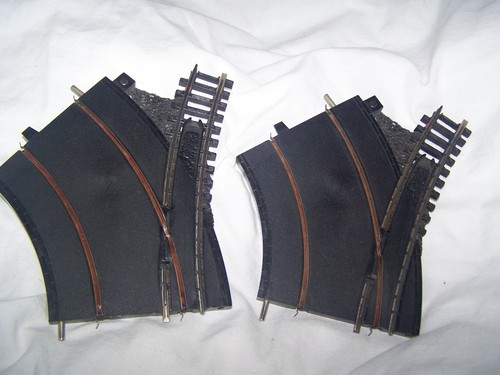 Vintage Tri-ang Minic Motorways Road / Rail track junction type A x 2 ...