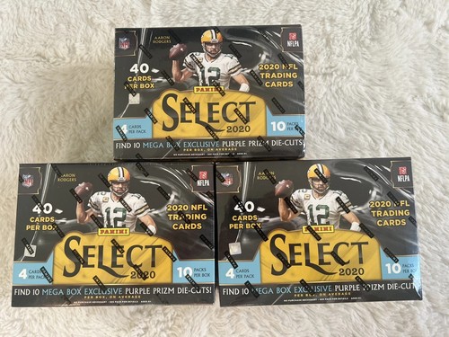 Panini Select 2020 NFL Mega Box - Purple Prizm Die-Cuts (40 Cards ...