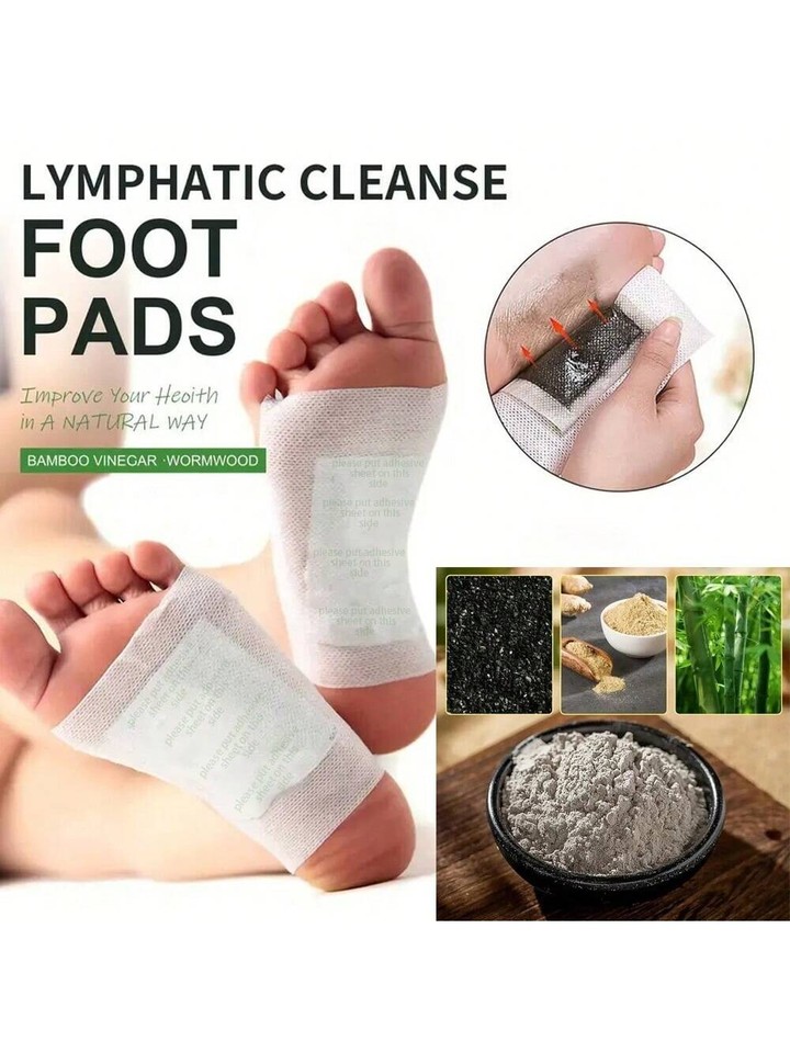 10-100 Detox Foot Patches Foot Pads Body Toxins Feet Slimming Cleansing ...