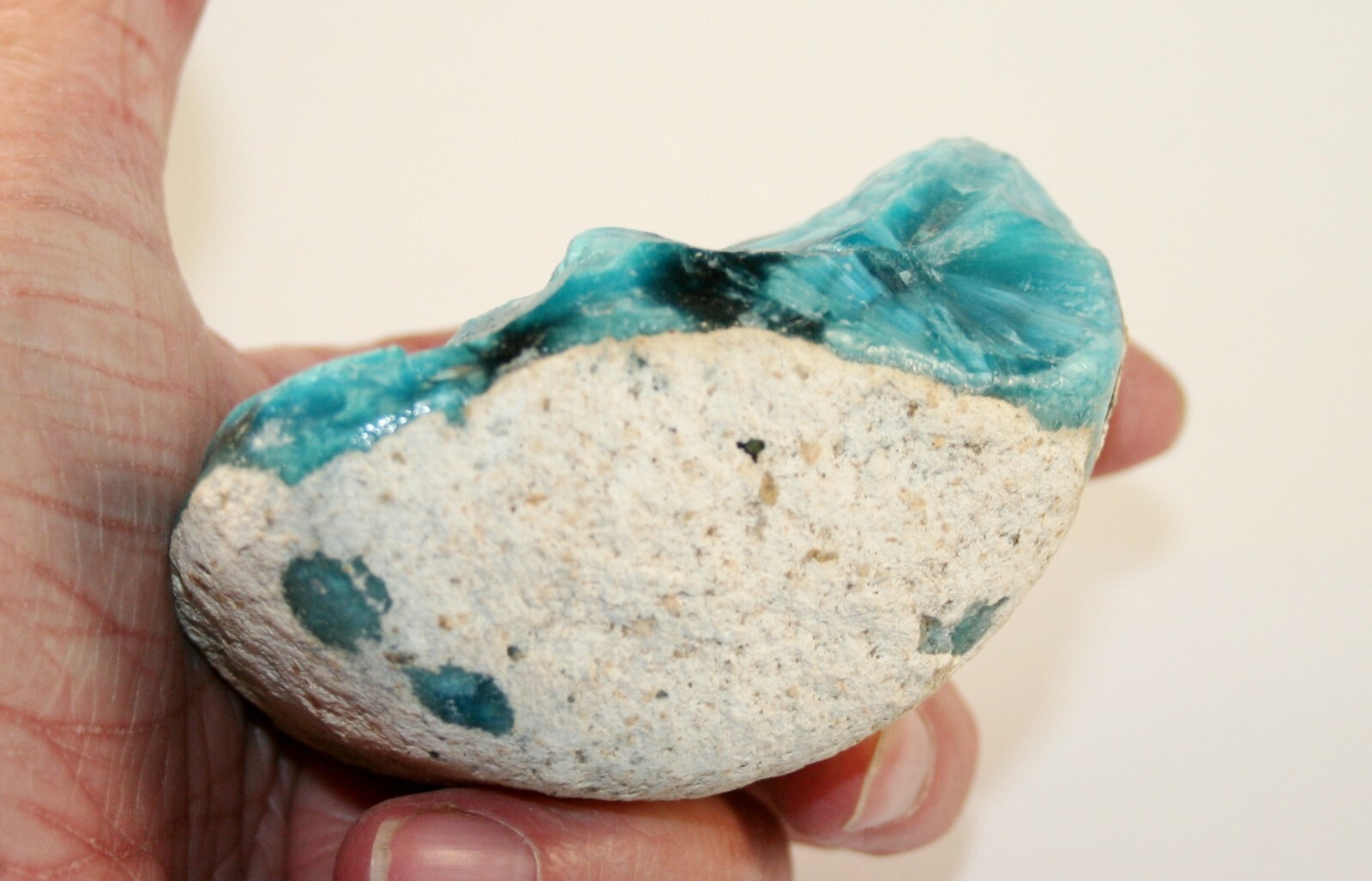 Victoria Stone (Imori) Boule Piece 327.0 grams Quiet Blue, Very ...