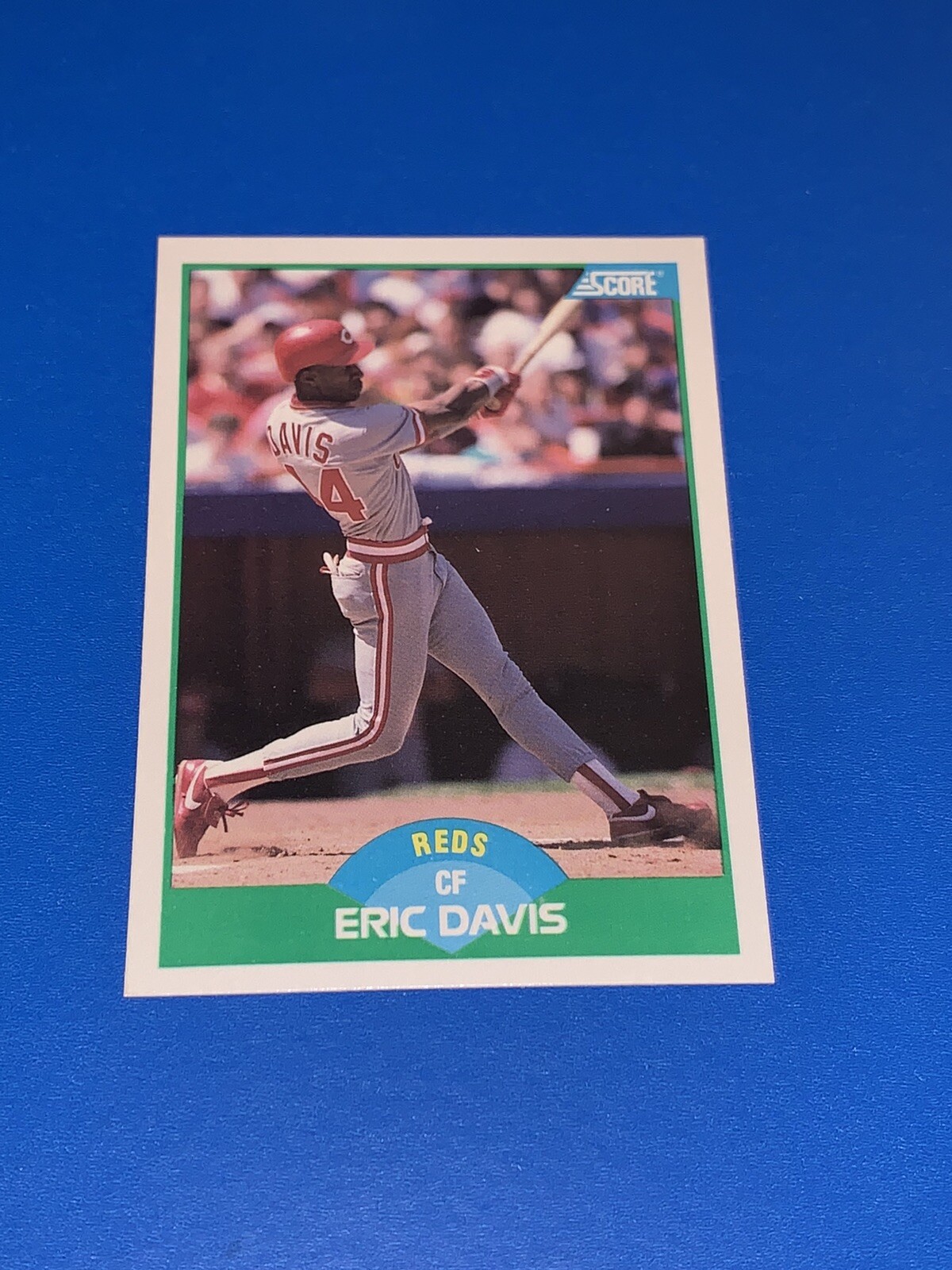 1989 Score Eric Davis Baseball Card #109 Cincinnati Reds Set Break NM ...