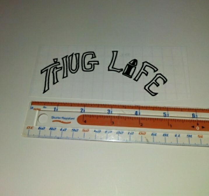 Fonte De Tatuagem Tupac Thug Life