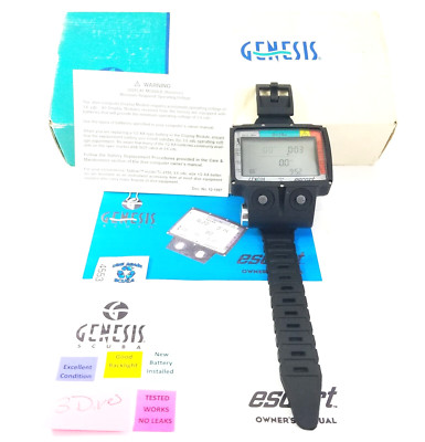 Genesis Escort Wireless / Hoseless Scuba Dive Wrist Computer with ...