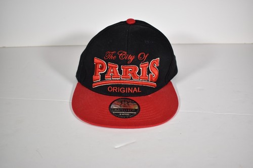 Robin Ruth "Paris" Snapback Hat Red and black | eBay