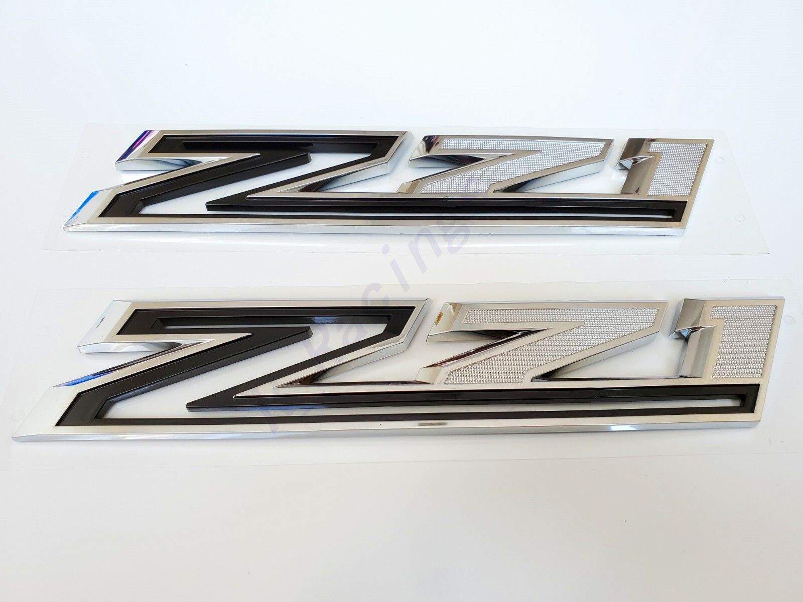 2PCS Black Chrome 2019-2023 Silverado Z71 Emblem Badge 84632695 OEM ...