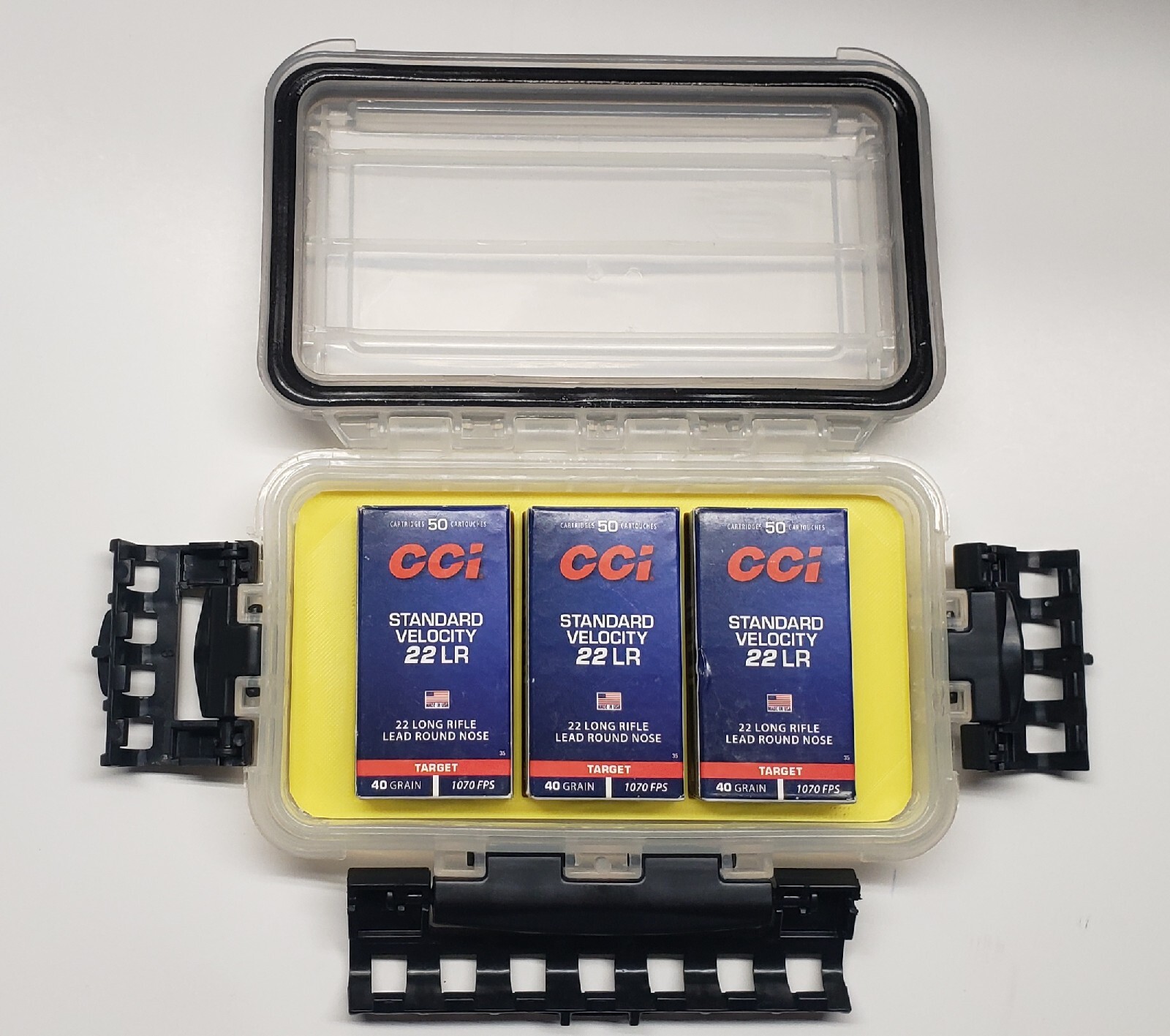 Waterproof ammo case for 22LR Eley, wolf, SK, Lapua, CCI | eBay