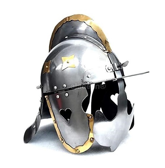 Medieval Polish Hussar Armour Helmets LARP Headgear Poland Knights ...