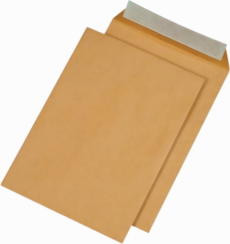 50 Versandtaschen DIN A4 C4 Print4Life braun ohne Fenster ...