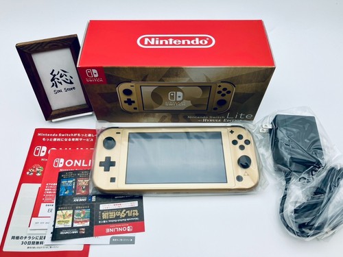 Nintendo Switch Lite Legend of Zelda Hyrule Limited Edition Console ...