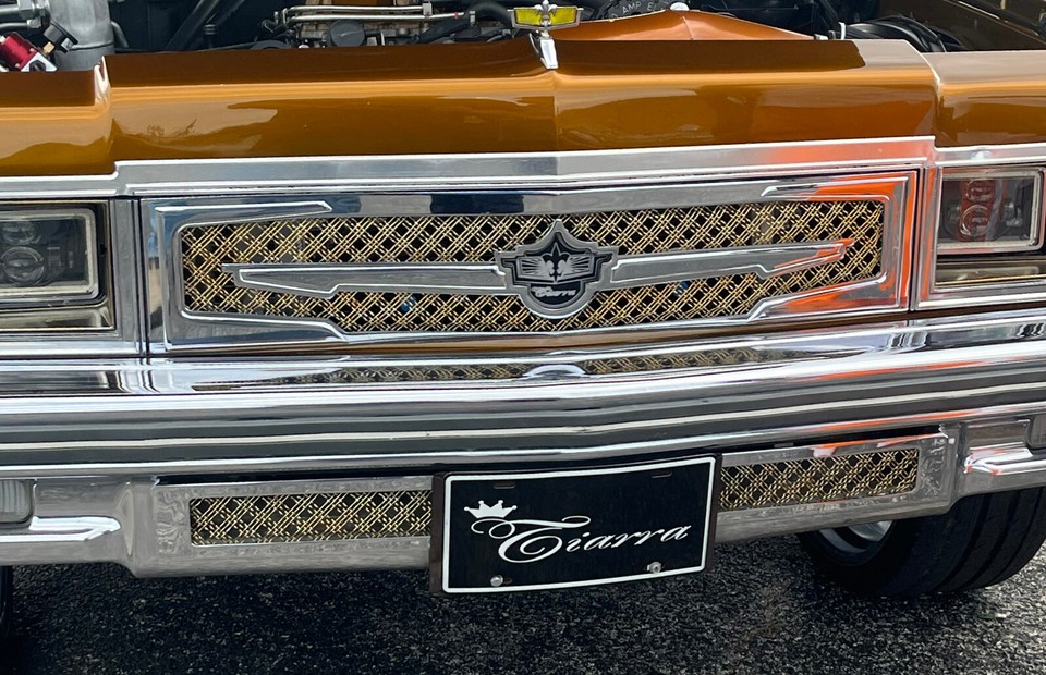 1977-1978 Chevy Caprice Impala Chrome Gold Mesh Grill Triple Weave ...