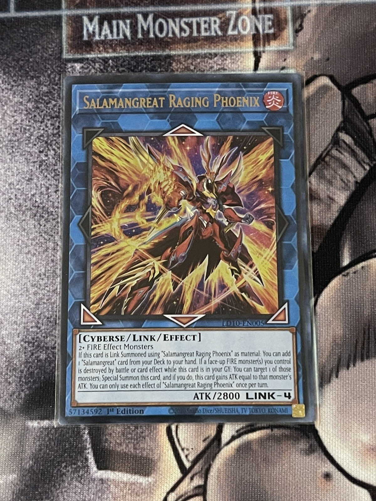 Salamangreat Raging Phoenix - LD10-EN005 - Ultra - NM | eBay