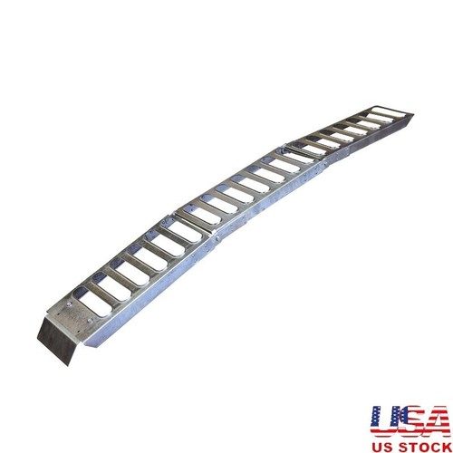 Tri-Fold Steel Loading Ramp 500lb Weight Capacity Heavy Duty Easy ...