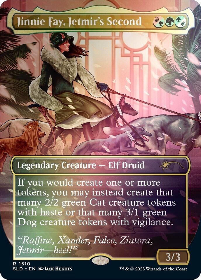 MTG Secret Lair Raining Cats and Dogs Limited Edition Commander Deck ...