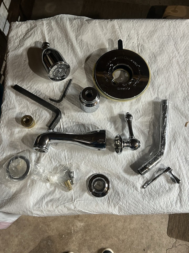 Concinnity Tub and Shower Assembly #152-15-TR-PCH-chrome | eBay