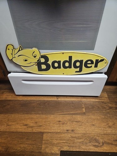 Vintage Badger Farm Wagon Agriculture Metal Tin Sign 27x8 inches | eBay