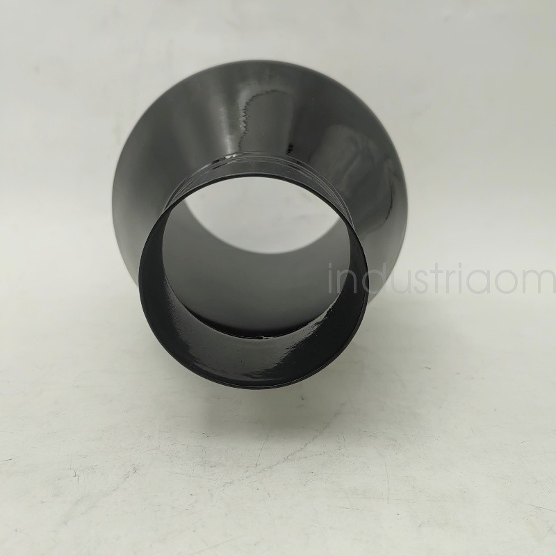 2X Dodge RT SRT RAM 5in Big Black Exhaust Tip-2.5in Inlet Angle Cut ...