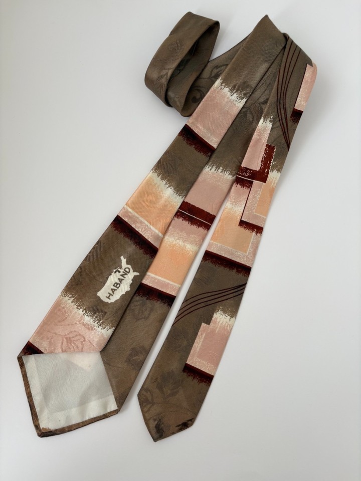 Vintage 40s 50s HABAND Neckties Ties Rayon | eBay