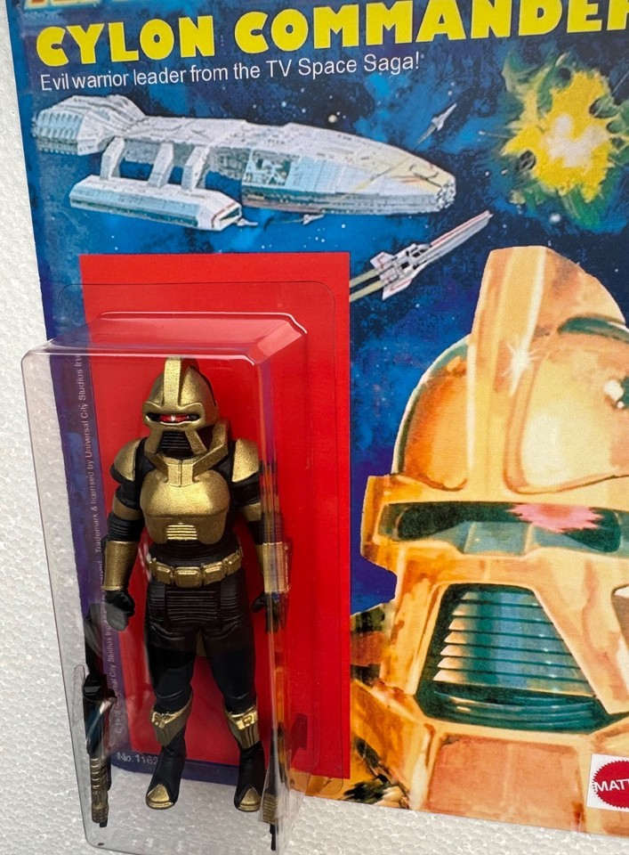PRO Custom Battlestar Galactica Cylon Commander Action Figure on Card ...
