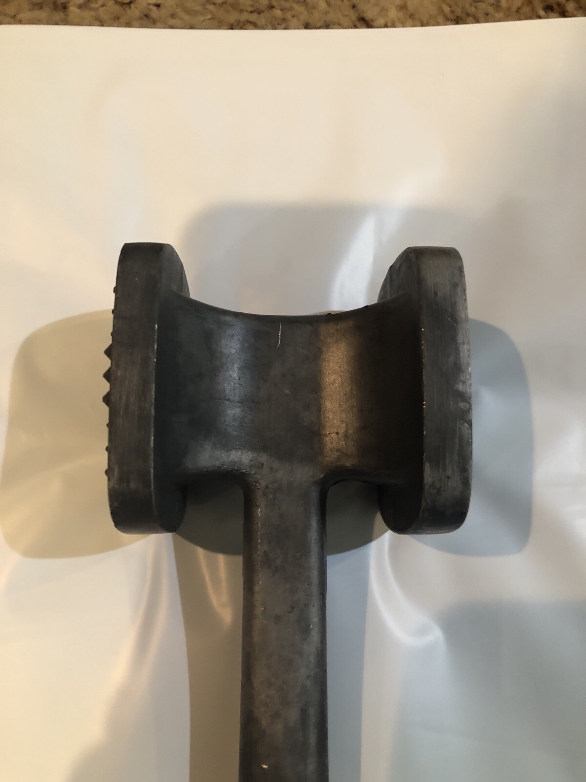 Vintage Cast Aluminum Meat Tenderizer Two Sided Hammer Mallet 13.6 Oz ...