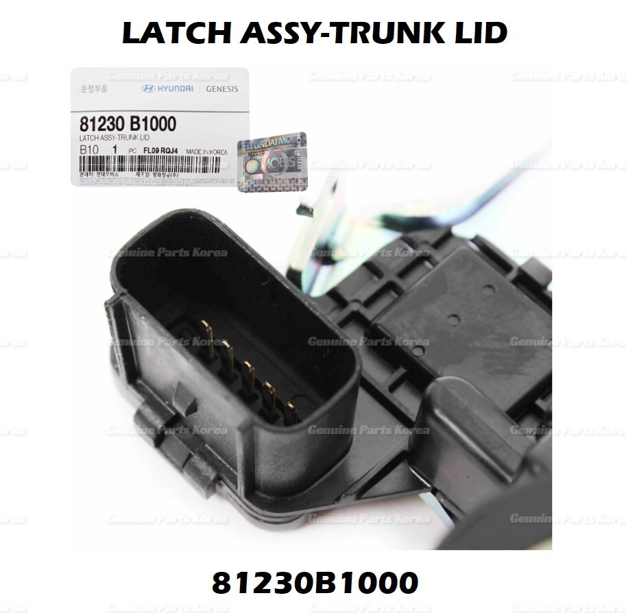 ⭐Genuine⭐ Rear Trunk Lock Actuator 81230B1000 for Hyundai Genesis G80 ...