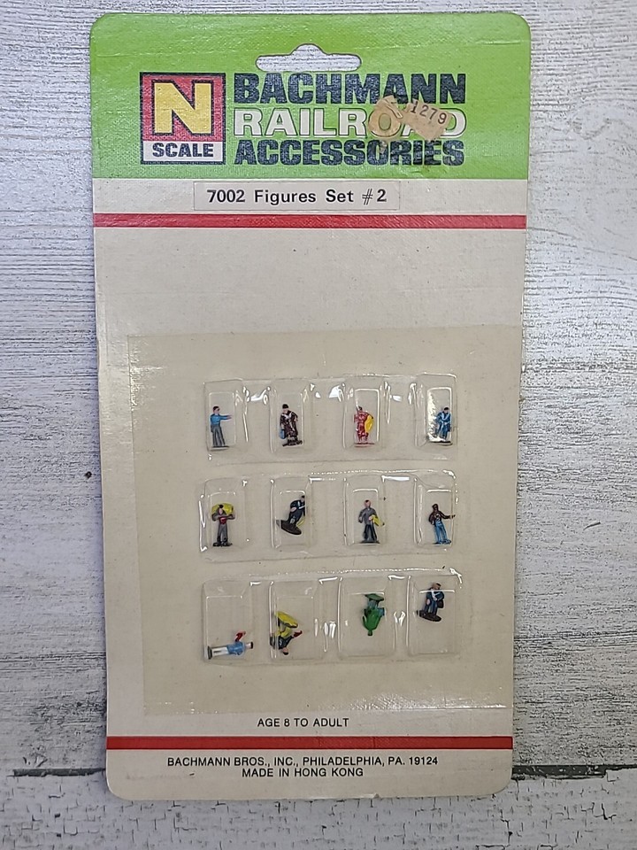 Merten Bachmann N Scale Model Railroad Figures Woodsmen People Working ...