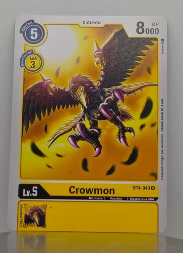 Crowmon - Great Legend - BT4-043 - Digimon | eBay