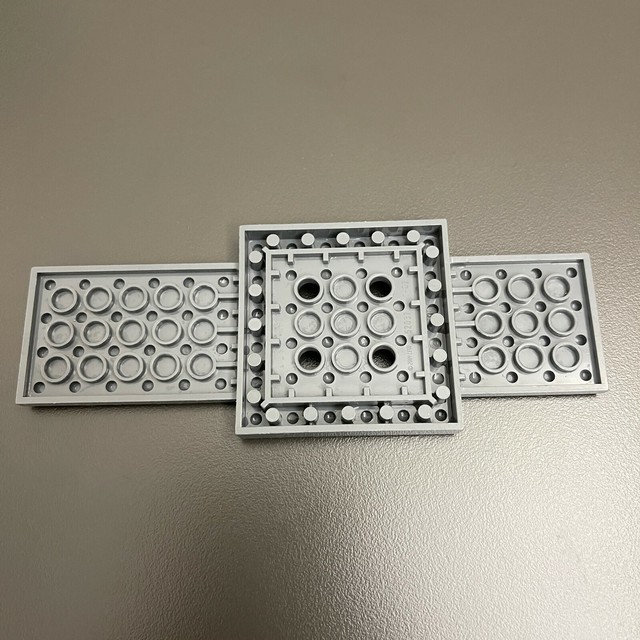 2 Lego 16 X 6 Dark Stone Car Base With Recessed Center 52037 for sale ...