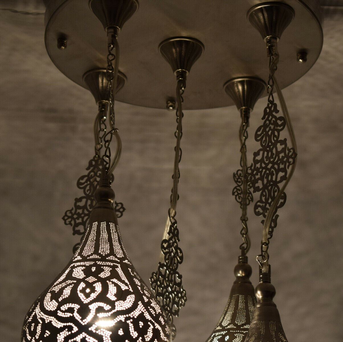 Moroccan 5 in 1 Hanging Pendant Lamps Lighting, ceiling light ...